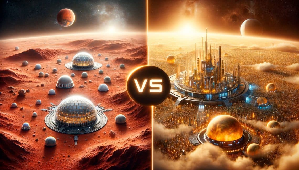 Colonizar Venus vs Colonizar Marte