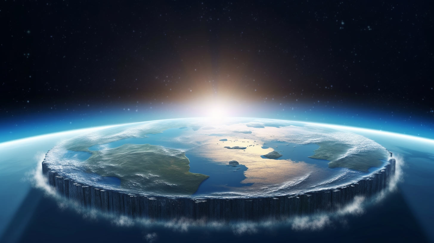 Desacreditando la teoría de la Tierra plana con ciencia