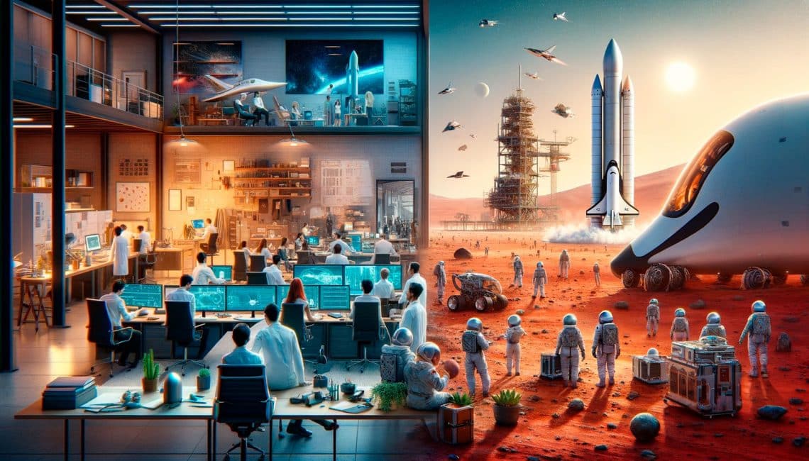 SpaceX en 2050: El futuro de la exploración espacial